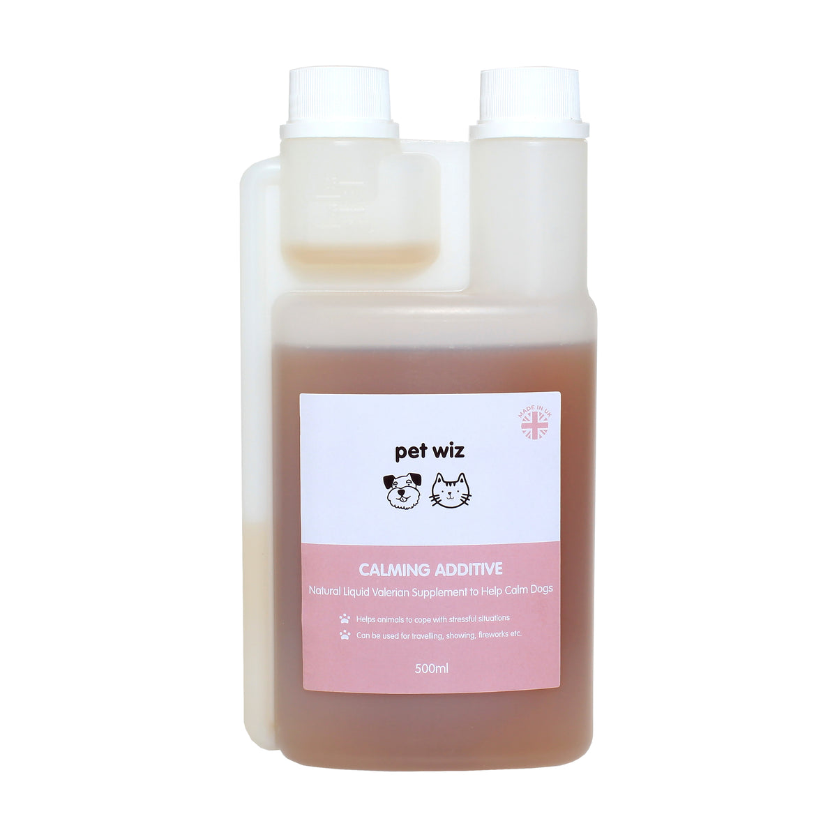 Calming Additive - Natural Liquid Valerian to Help Calm Dogs - 500ml ...